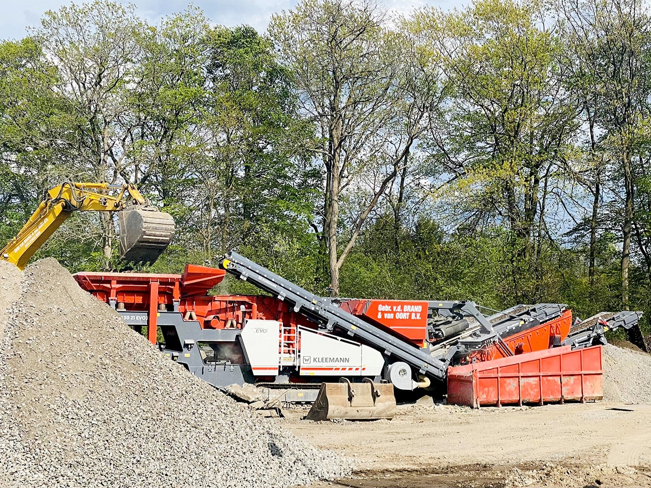 40.000 ton gebonden asfaltgranulaat AGRAC