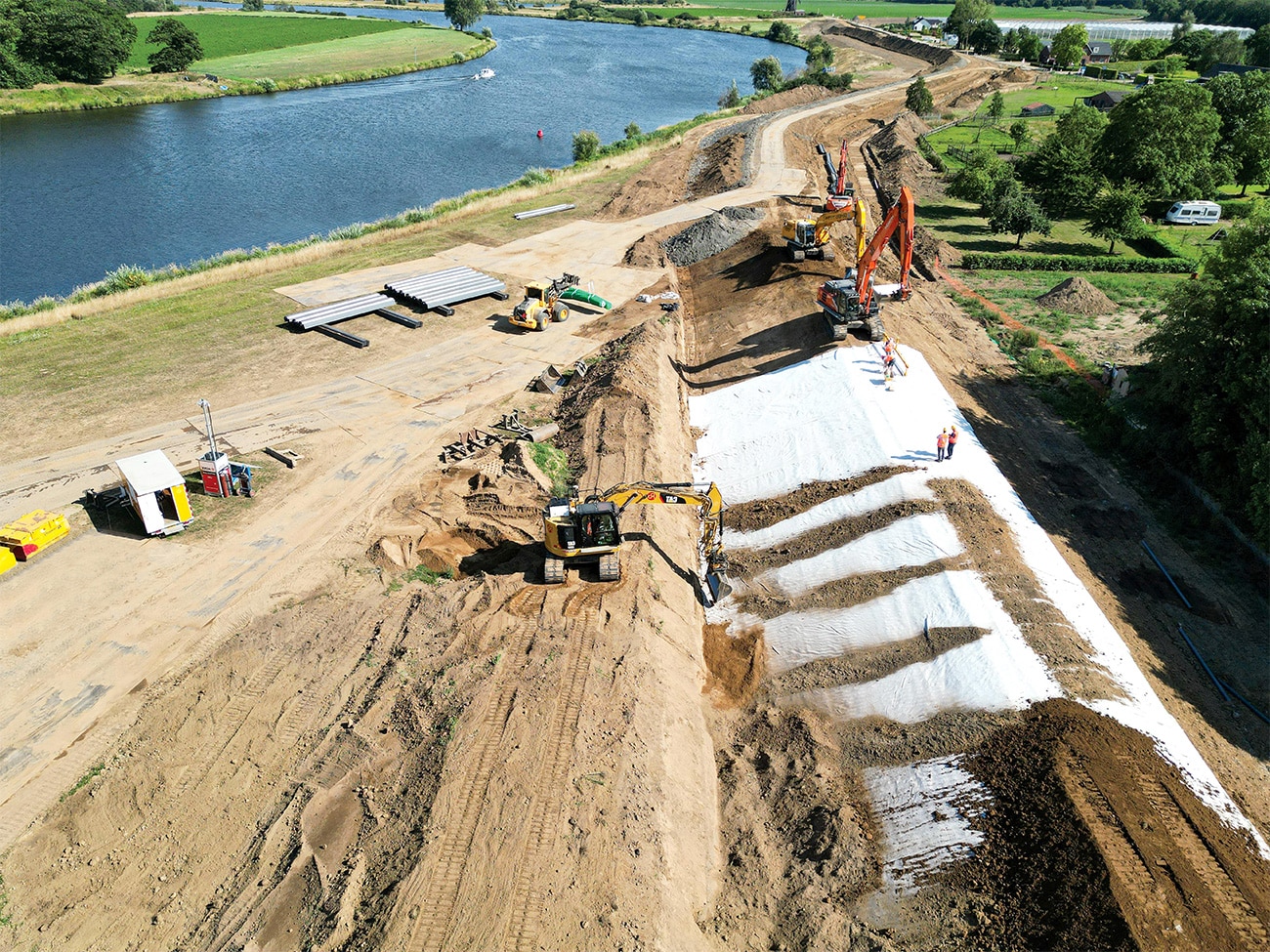 Duurzame en innovatieve oplossingen met geo-bouwmaterialen van Naue