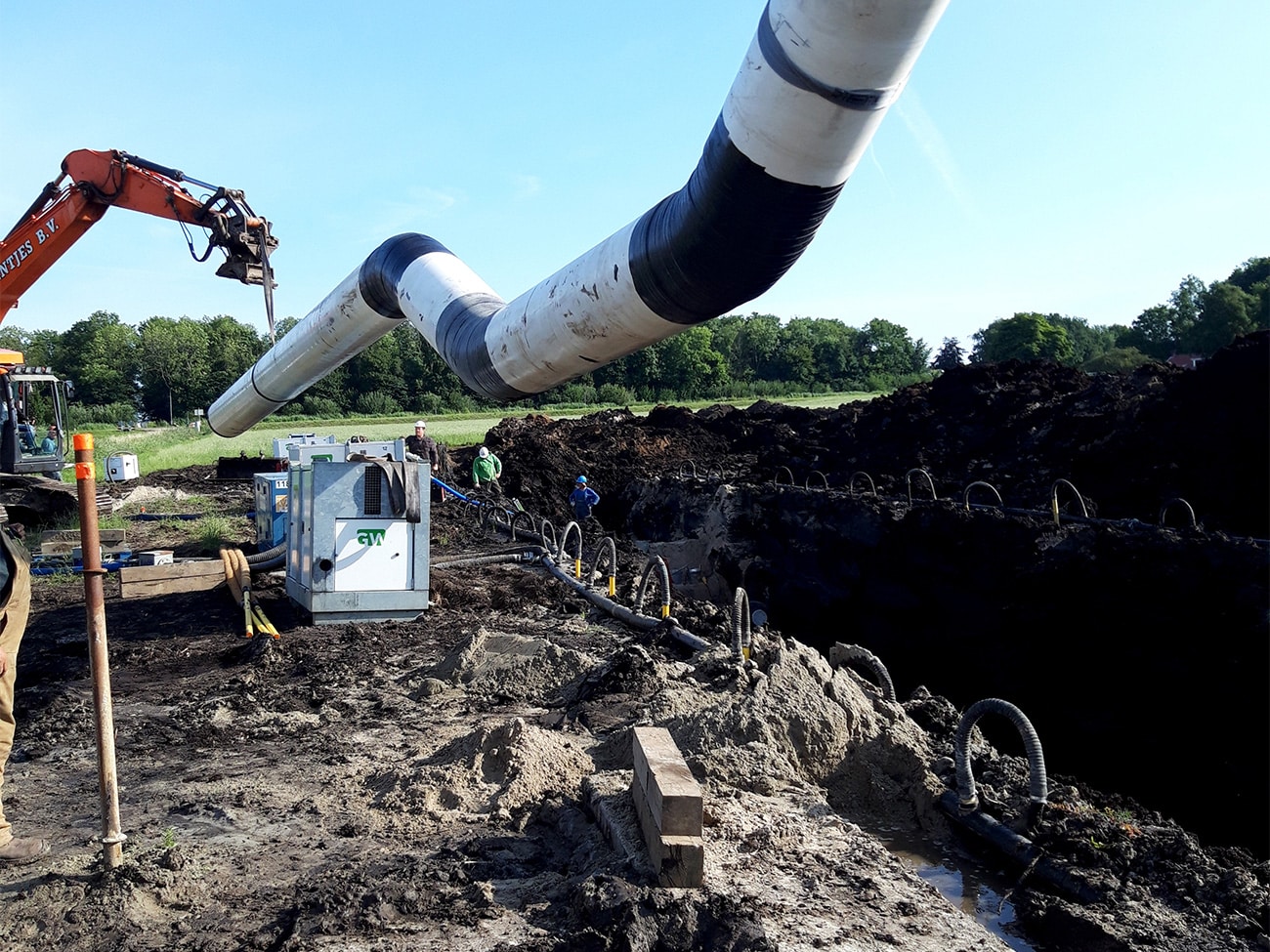 'Securing' drinking water transmission line