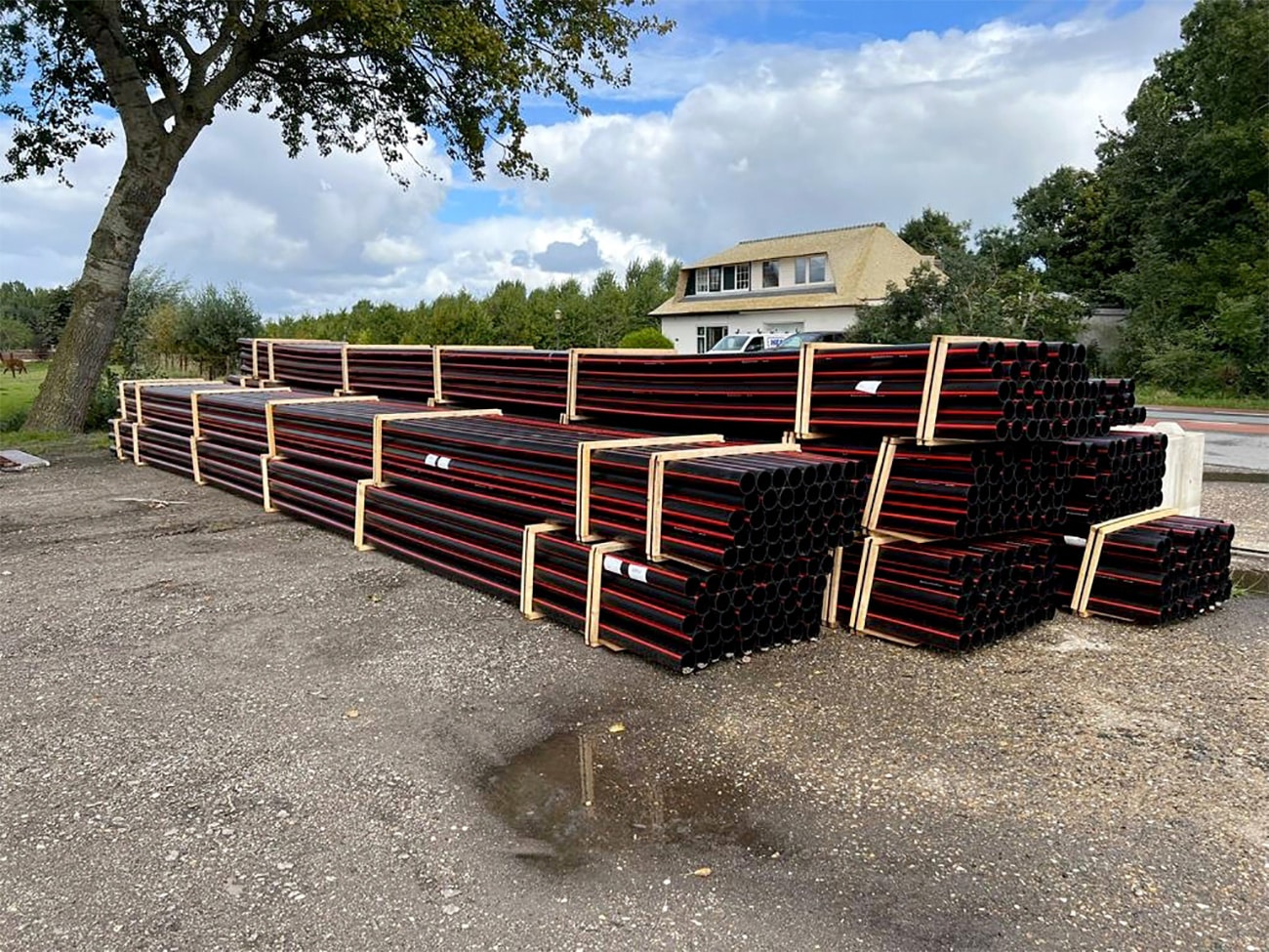 Een nieuwe fossielvrije biobased HDPE-buis