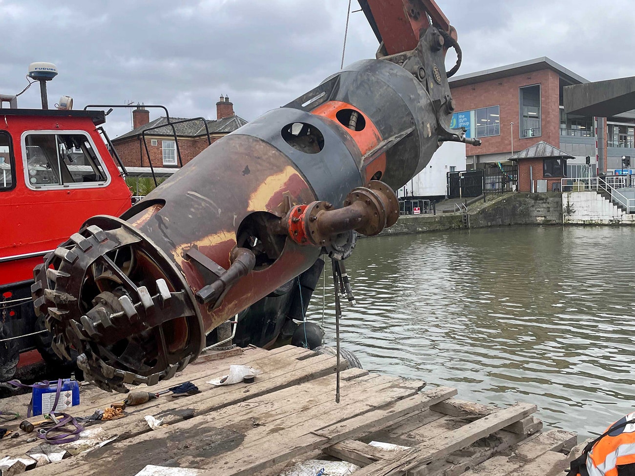 Equipment tailored for Gloucester's biggest ever winter dredging job