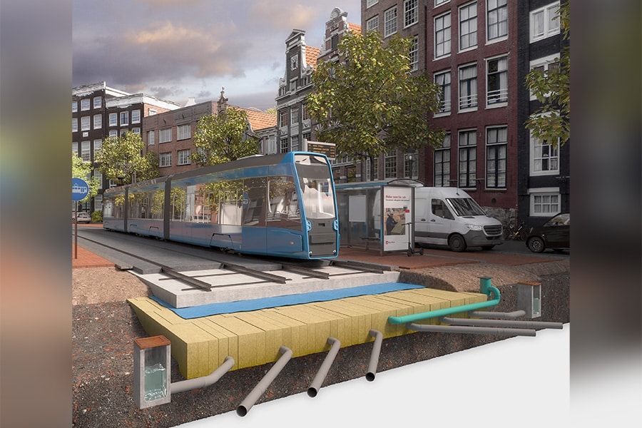 Rockflow: slimme waterbuffers gemaakt van volledig circulaire steenwol